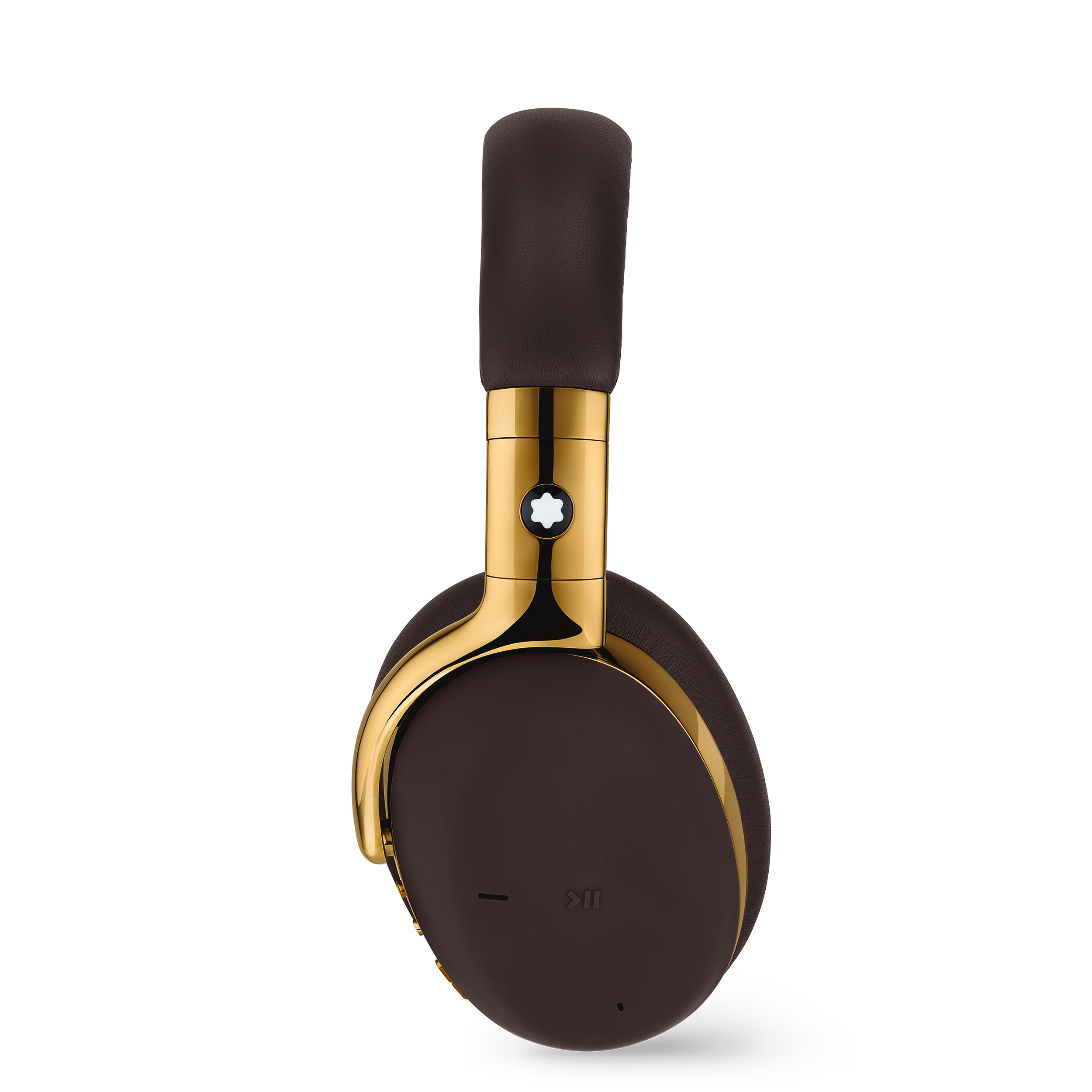 MB127666-몽블랑 MB01 오버 이어 헤드폰 브라운